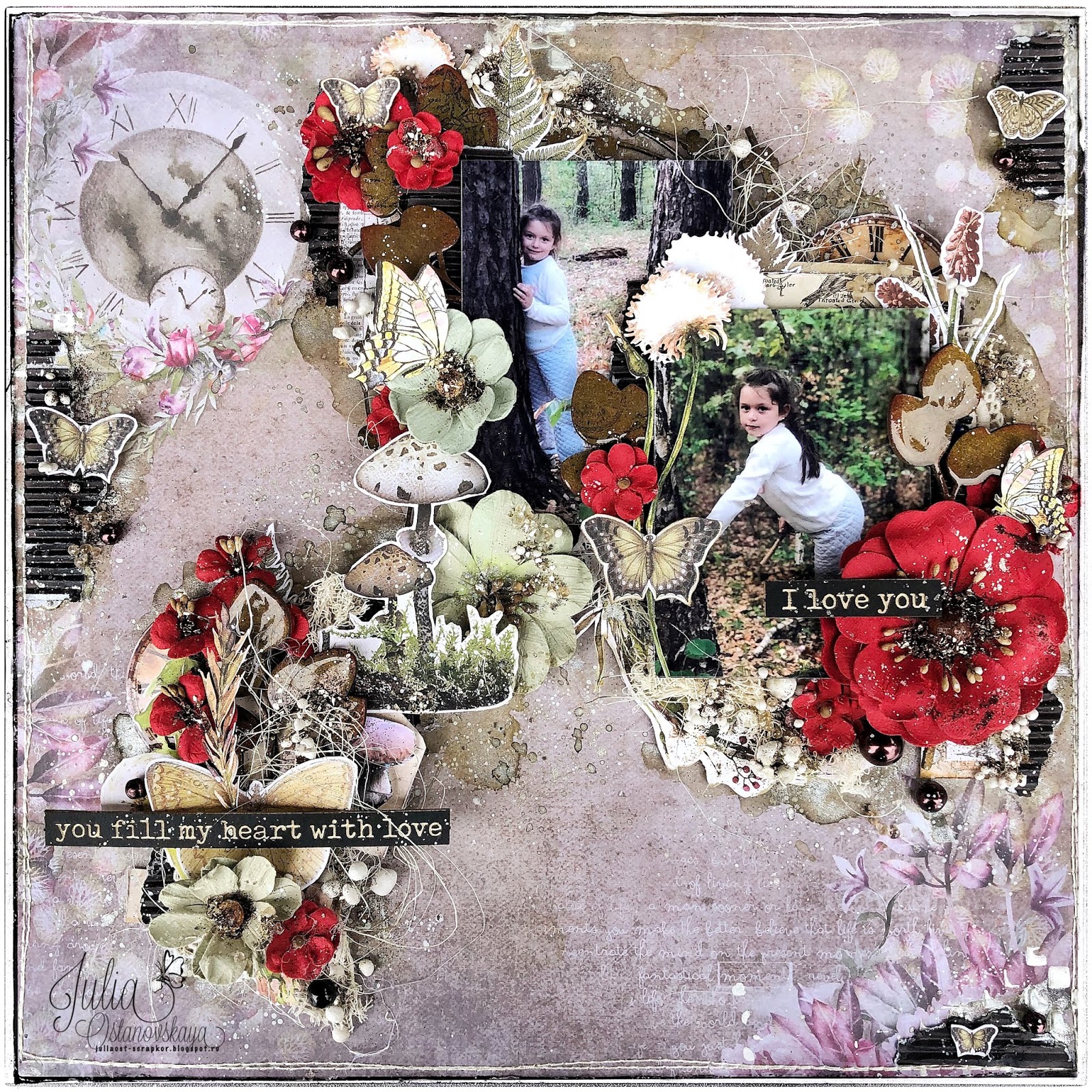 The Dusty Attic Blog: You fill my heart with Love - Julia Ost - Mood ...