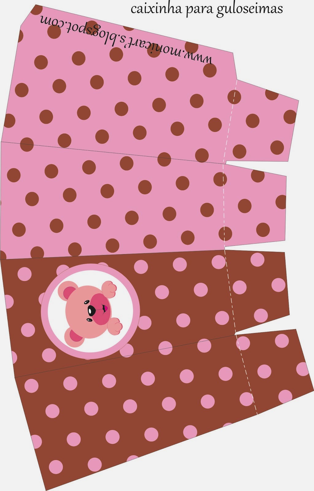 Cute Pink Bear: Free Printable Boxes. - Oh My Fiesta! in english