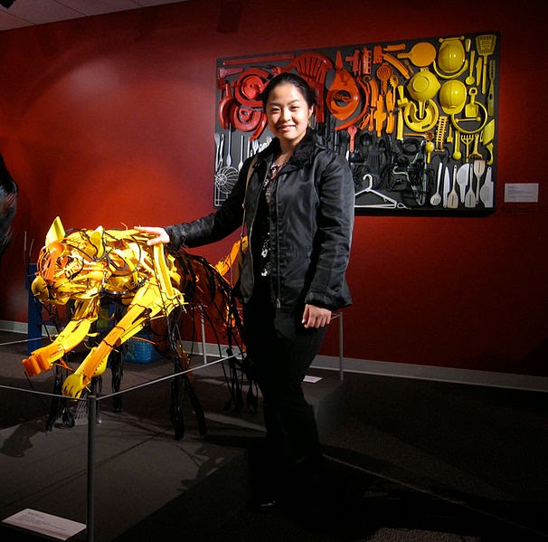 Compartiendo las Horas Libres: Sayaka Ganz Arte Ecológico