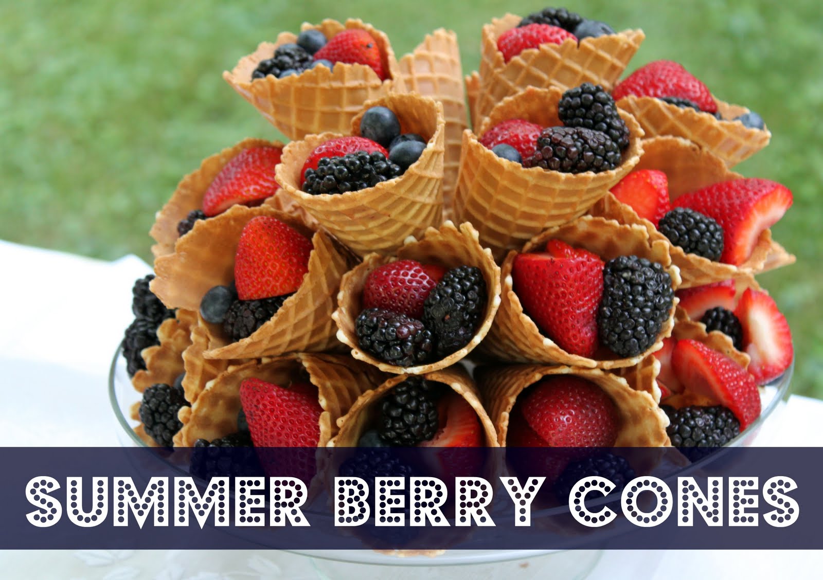 Summer Berry Cones - The Cottage Mama