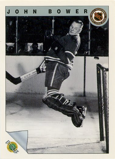 MY HOCKEY CARD OBSESSION: CARDBOARD PHOTOGRAPHY - Johnny Bower