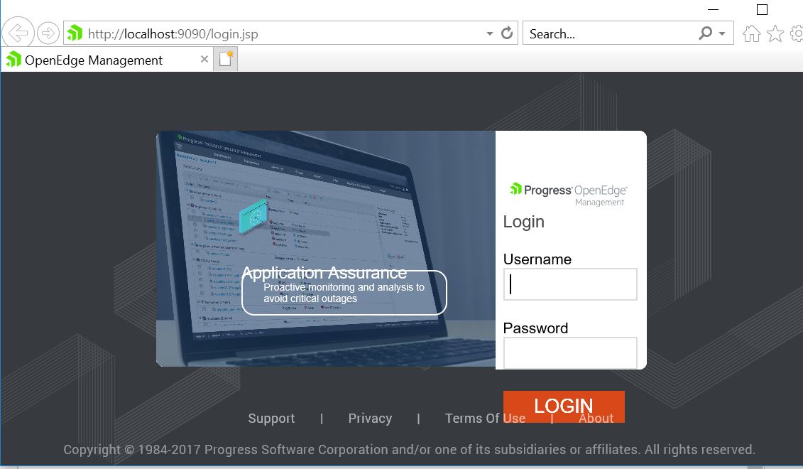 OpenEdge Management(OEM) or Management Console/OpenEdge Explorer