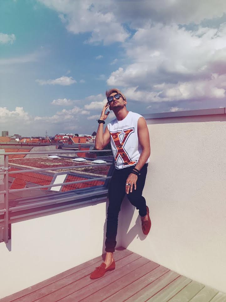 Michael Bonny Bassey goes blonde in recent shoot