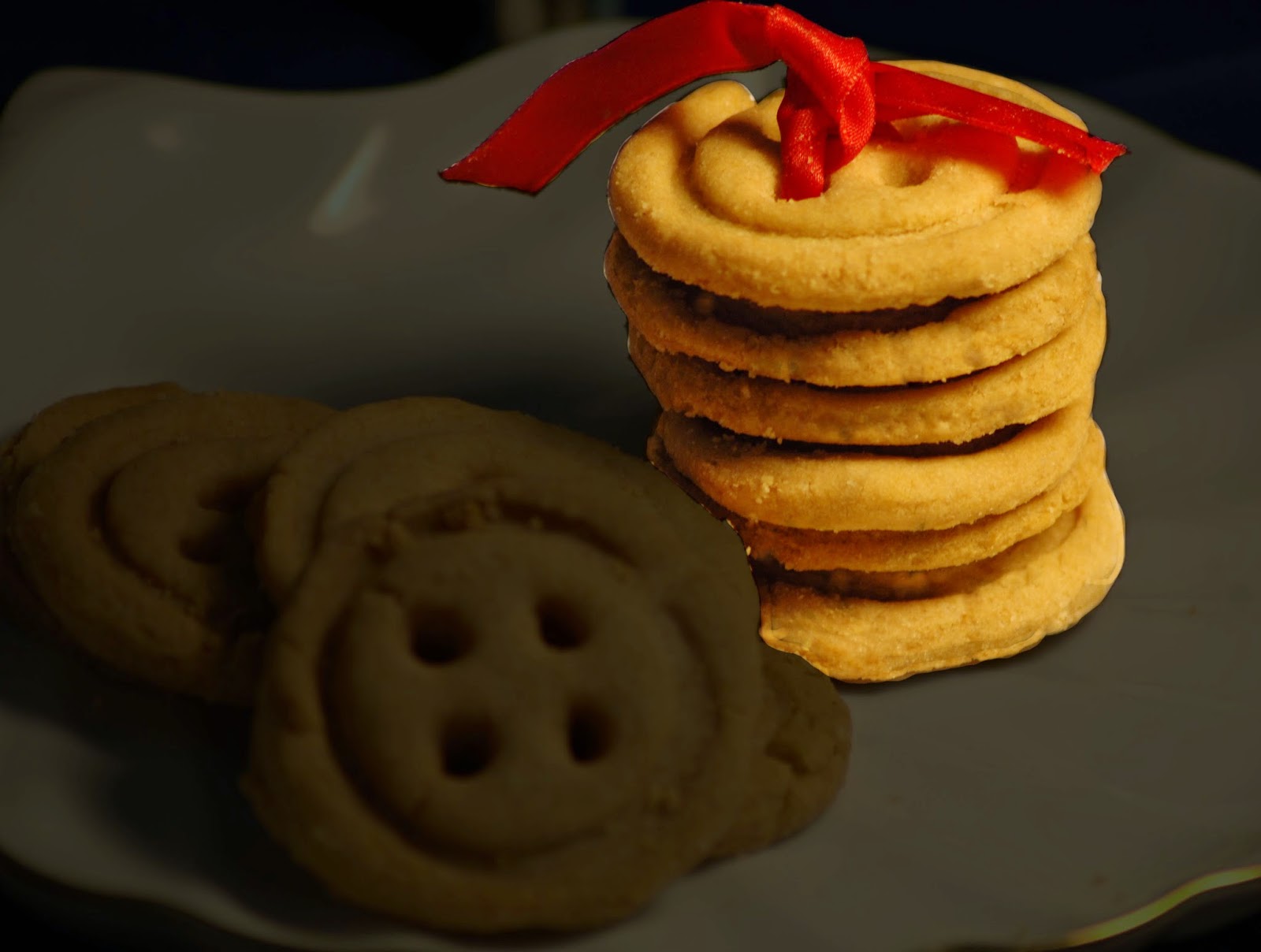 Madhavi's Cyber Kitchen: Button Cookies