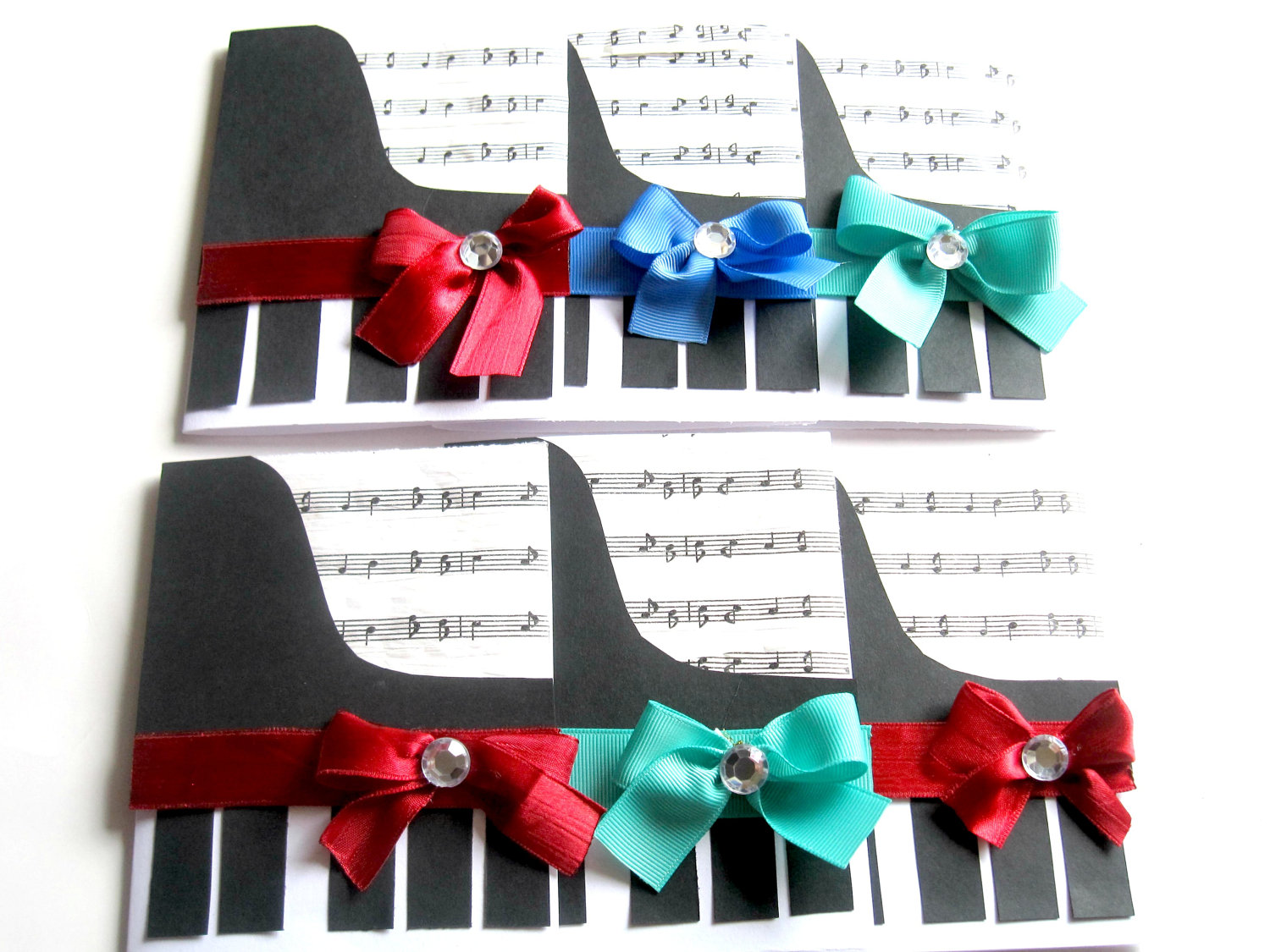 Sewing and Crafting with Sarah: Handmade Piano Card Sets