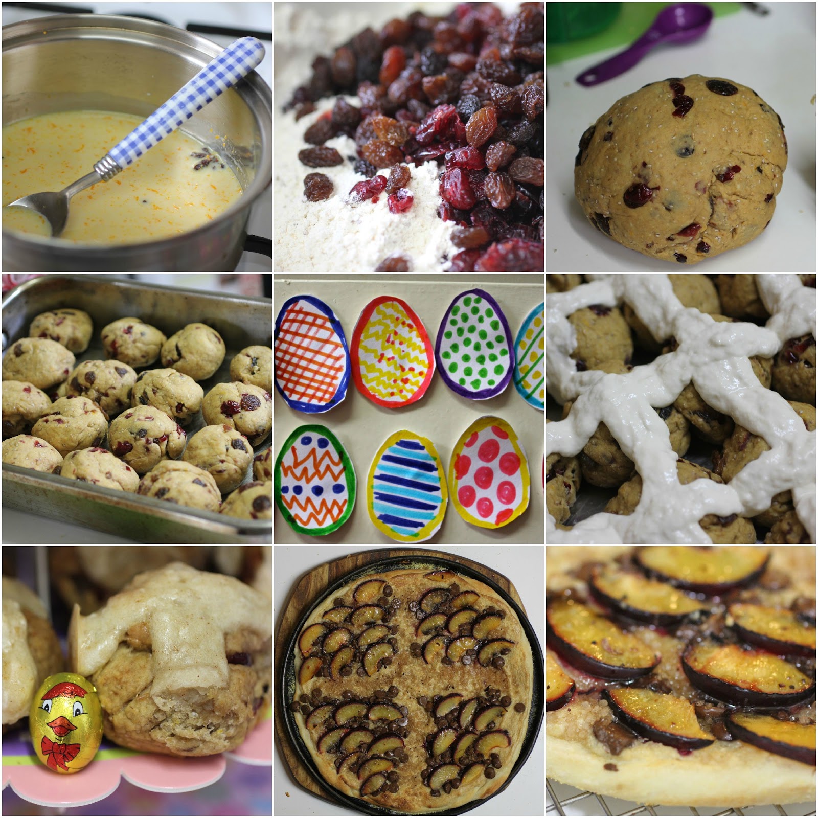 Green Gourmet Giraffe: Lime Cheesecake Easter Eggs, Hot Cross Buns and ...