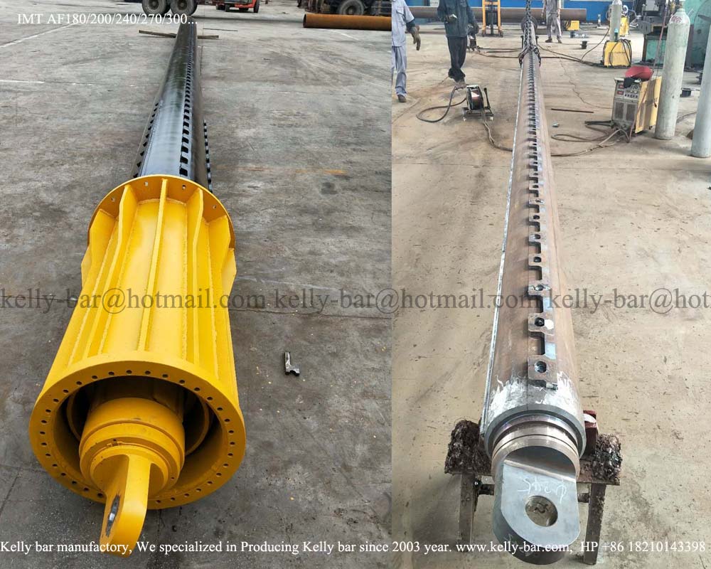 Kelly bar / Interlocking kelly bar / Friction kelly bar.