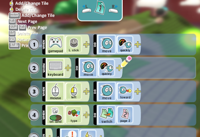 Kodu Game Lab: UTILIZACIÓN