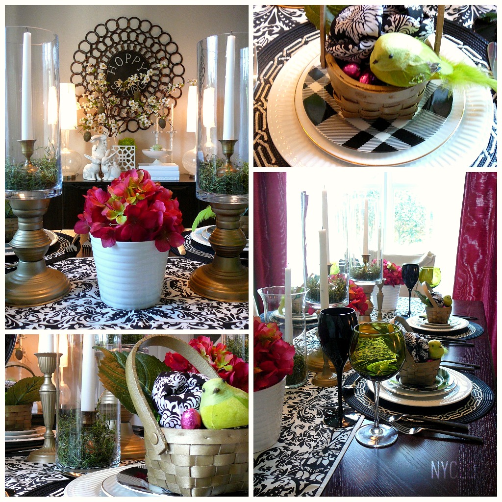 FOCAL POINT STYLING: EASTER TABLESCAPE: HIP HOP PINK POP