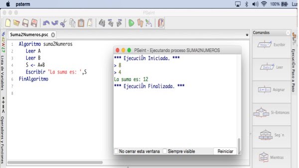 ALGORITMOS Y PSEUDOCÓDIGO EN PSEINT