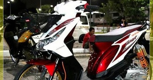 39+ Modif Motor Beat Warna Merah Lengkap - Trektrekku44