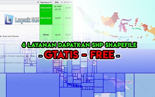 6 Layanan untuk Mendapatkan SHP Shapefile Gratis Indonesia - Lapak GIS