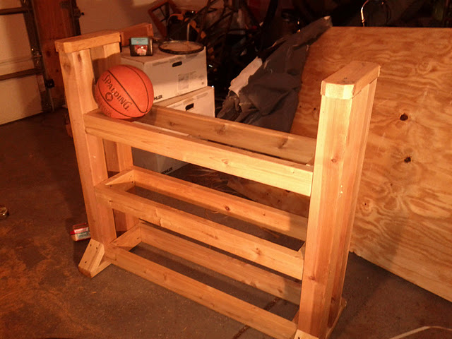 DIY Basketball Rack Cart