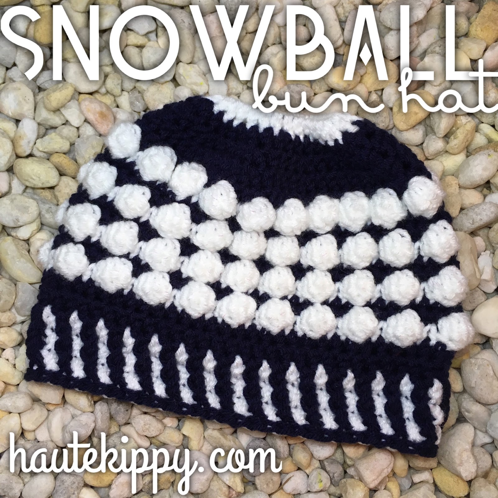 Haute Kippy: Snowball Bun Hat