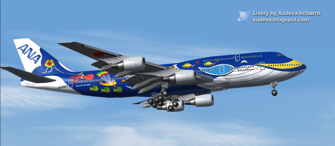 xudeva.blogspot.com: 747-481D All Nippon Airways (ANA) Marine Jumbo