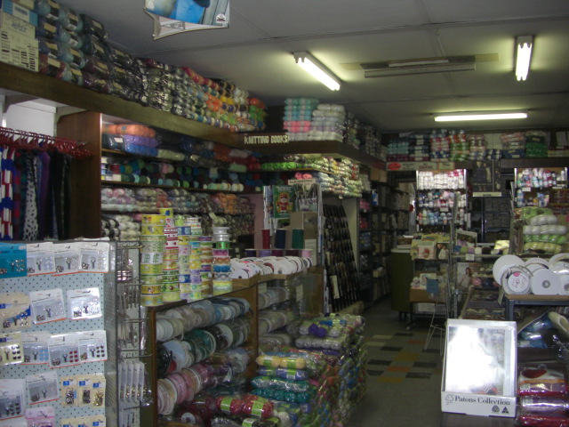 Patra's Place of Stitching and Vintage Linens: The Button Shop in Malvern.