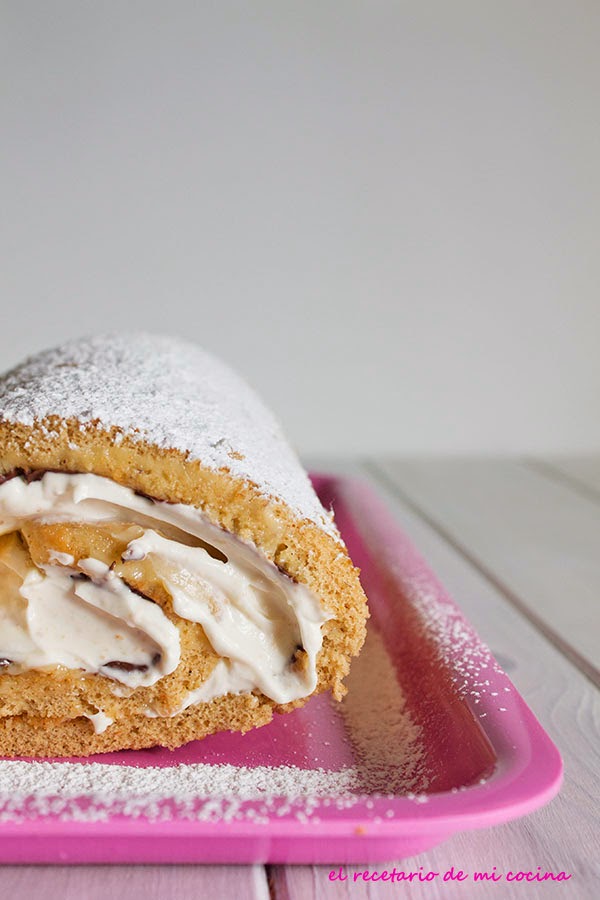 El Recetario De Mi Cocina Brazo Gitano De Rooibus Relleno De Crema