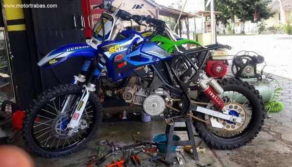 10 Gambar Modifikasi Motor Trail Gestrek Bebek Modif Fizr Keren - Motor ...