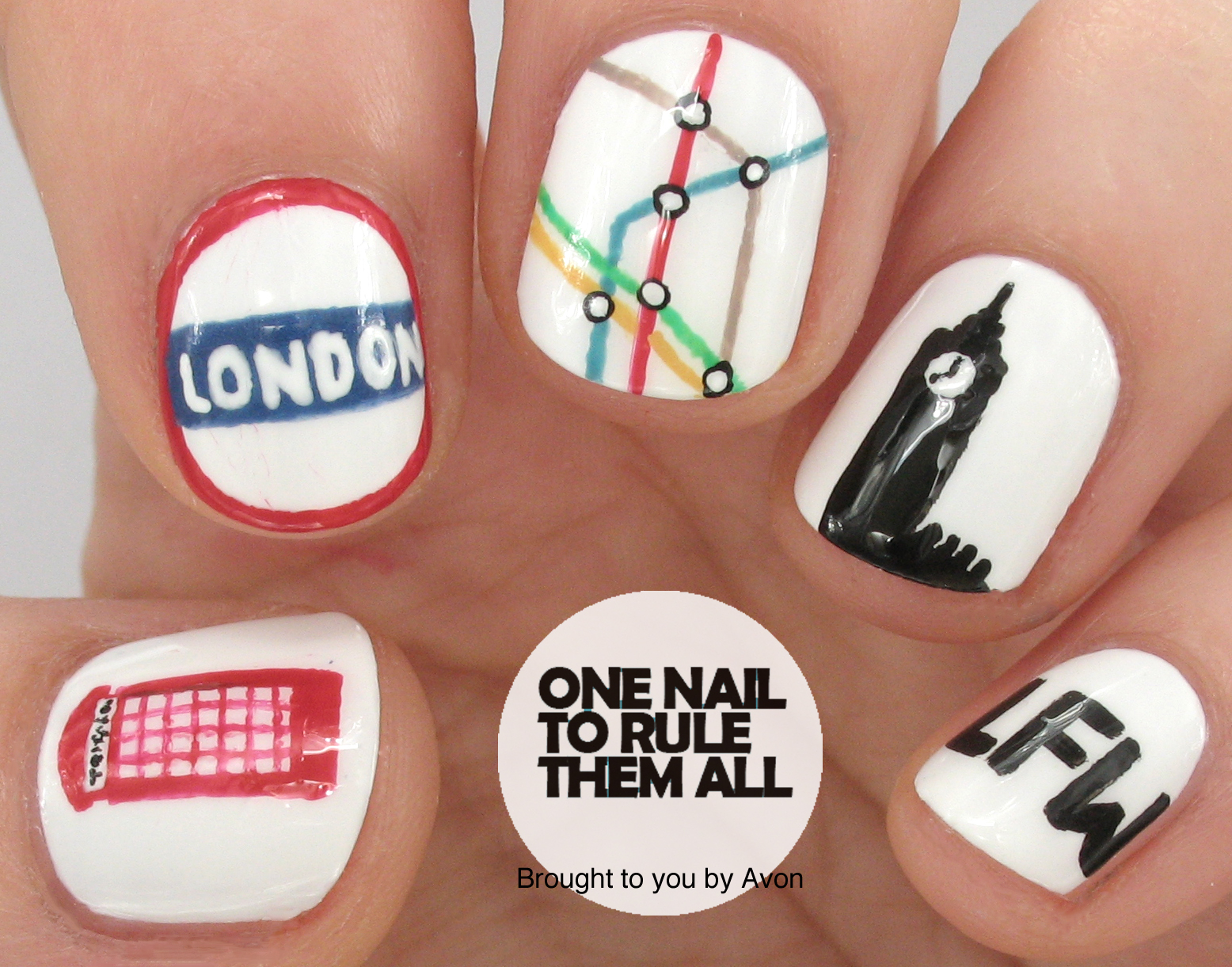 One Nail To Rule Them All: London Fashion Week Nail Art for Avon