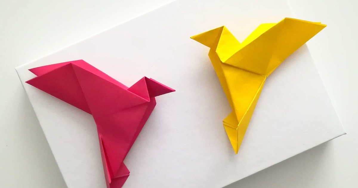 Ptak origami (video)