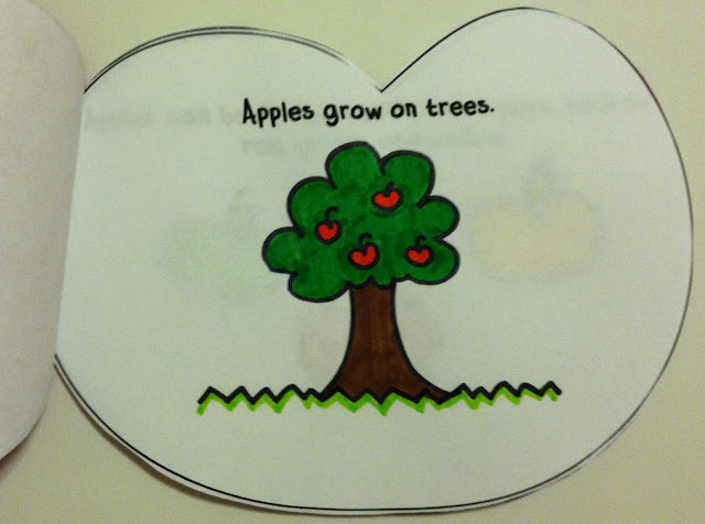 Bilingual Scrapbook: Heart Words and Apples