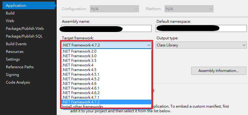 如何在 Visual Studio 2017 安裝 .NET Framework (How to install .NET Framework on Visual Studio)
