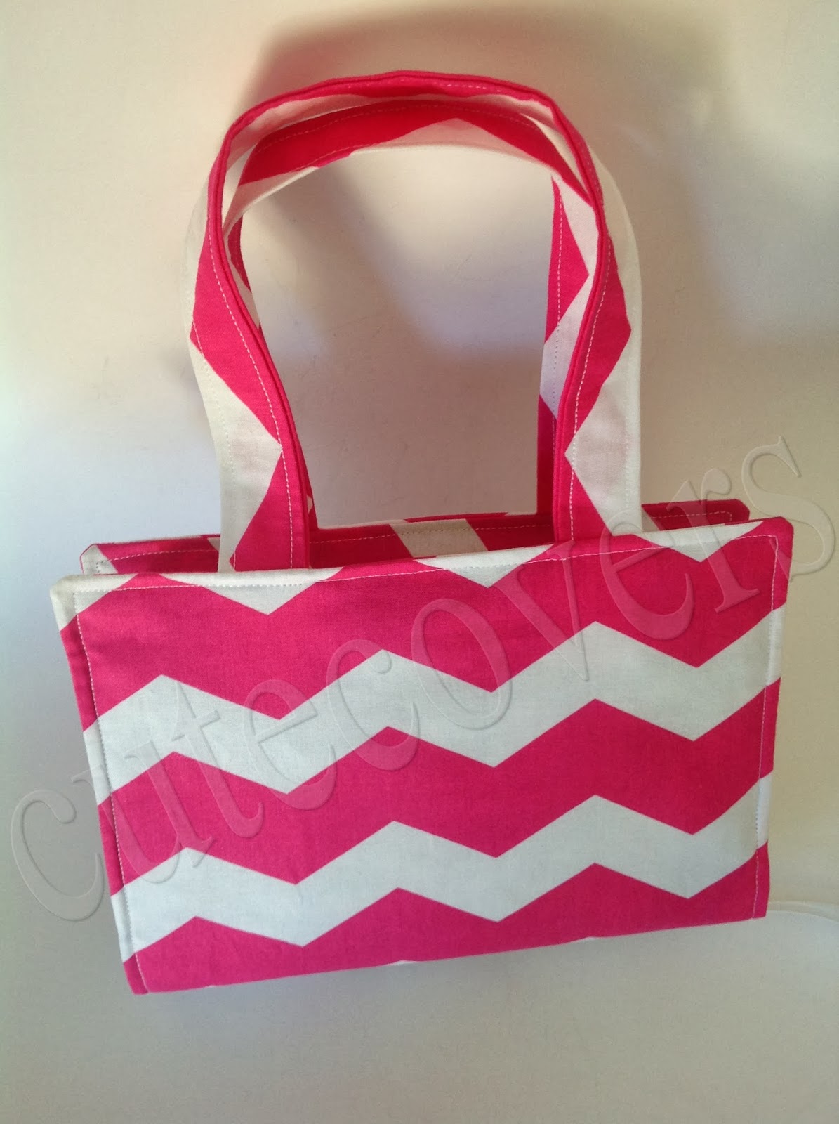 Cute Covers: Pink Chevron Bible Cover