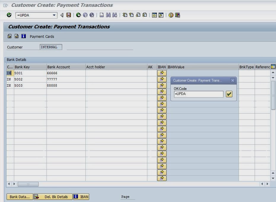 TECHSAP : BDC with table control for Customer Master
