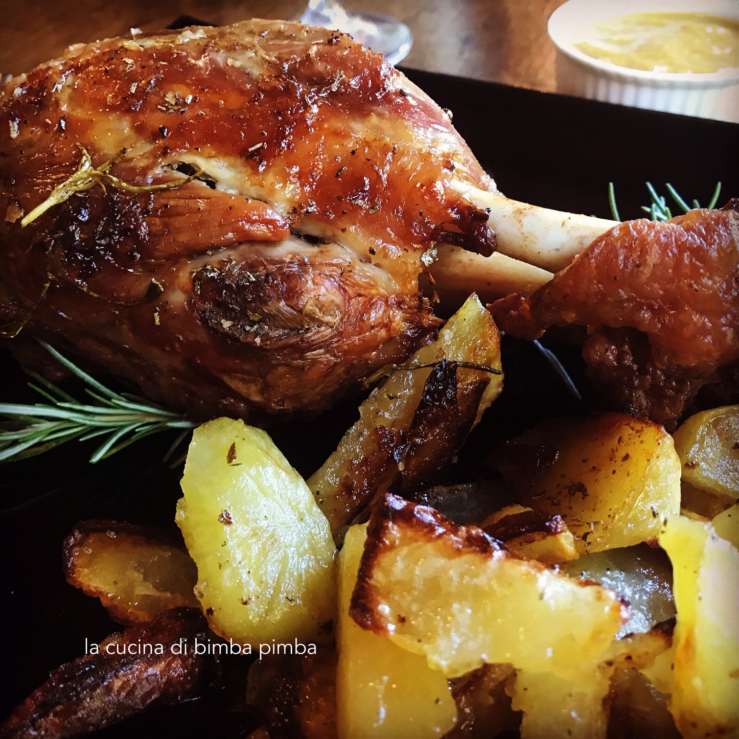 la cucina di bimba pimba: ricetta Stinco di maiale al forno con patate ...