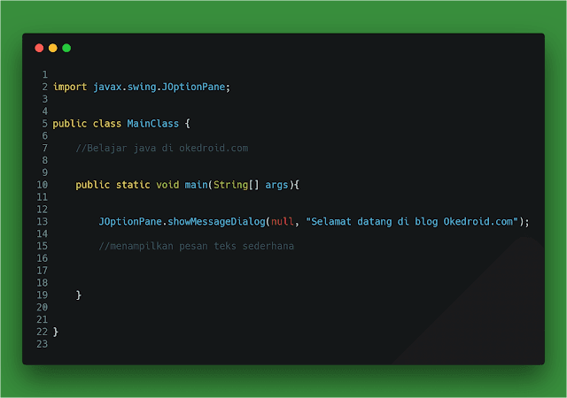 Contoh Jadwal Input Dan Output Memakai Joptionpane Di Java - Belajar ...
