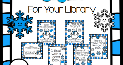 Free Winter Signs for Your Library | Classroom Freebies | Bloglovin’