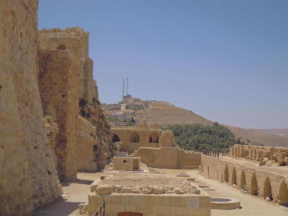 Nina in Jordanien: Al-Karak Castle
