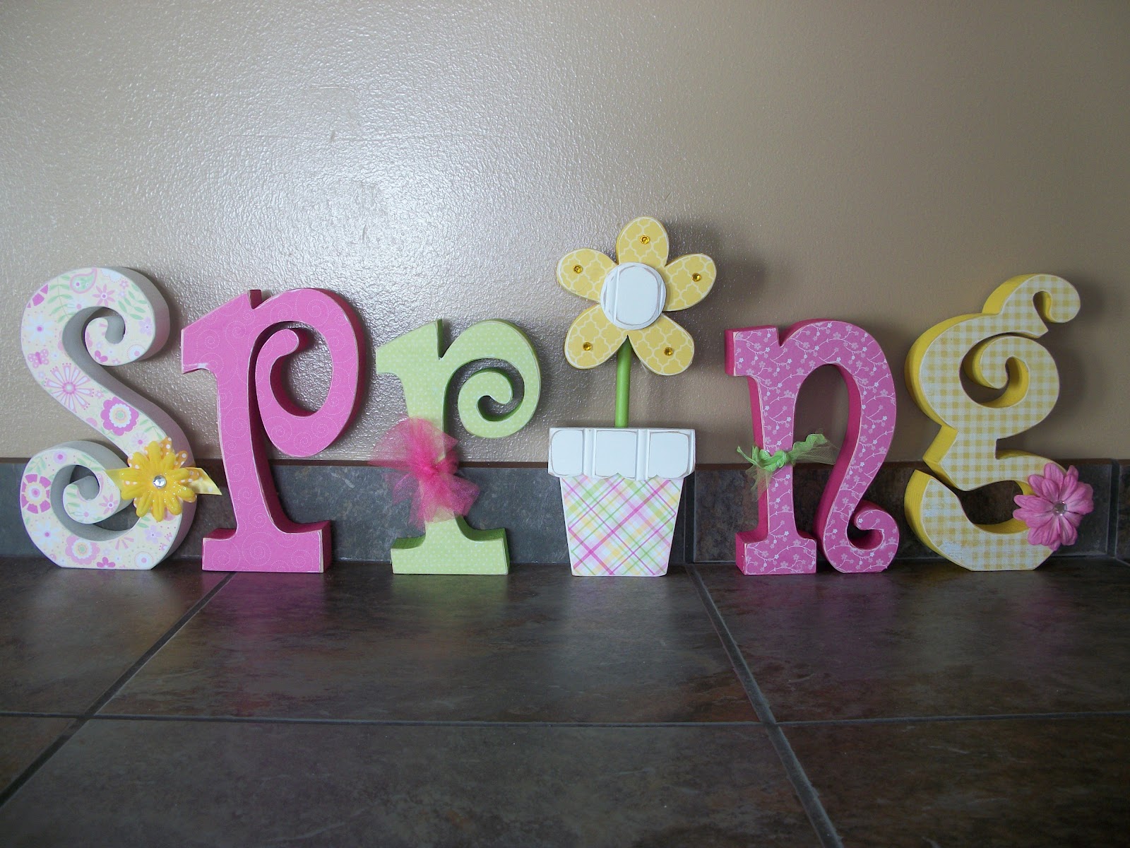 Precious Moments: SPRING Letters