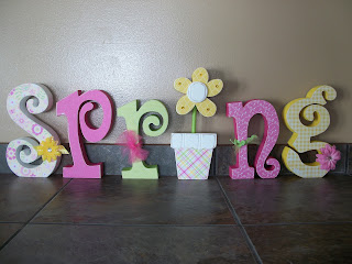 Precious Moments: SPRING Letters