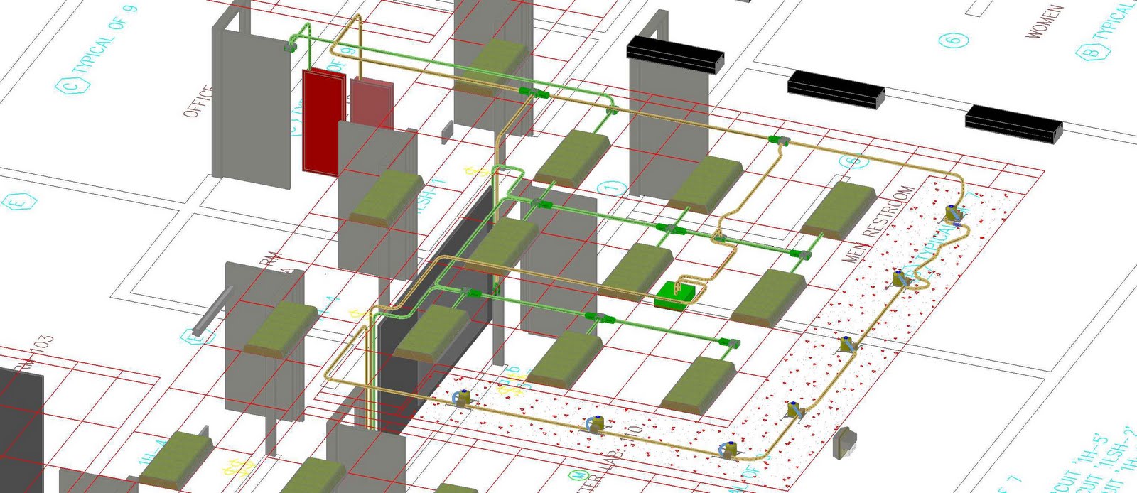 AutoCAD MEP 2012-Electrical DWG. Lighting