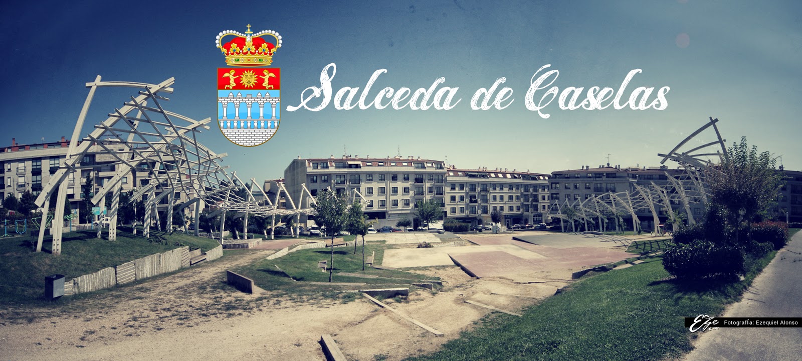 Salceda de Caselas: Fotografía panorámica "Parque Raiña Aragonta ...