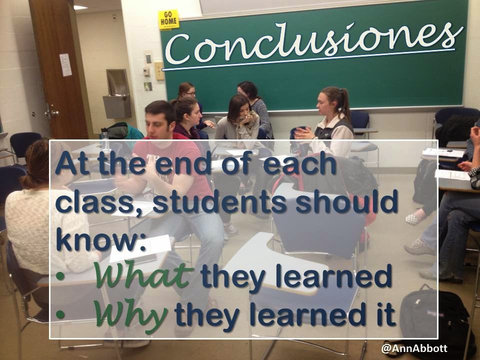 The Importance of a Conclusion in a Spanish Community Service Learning ...