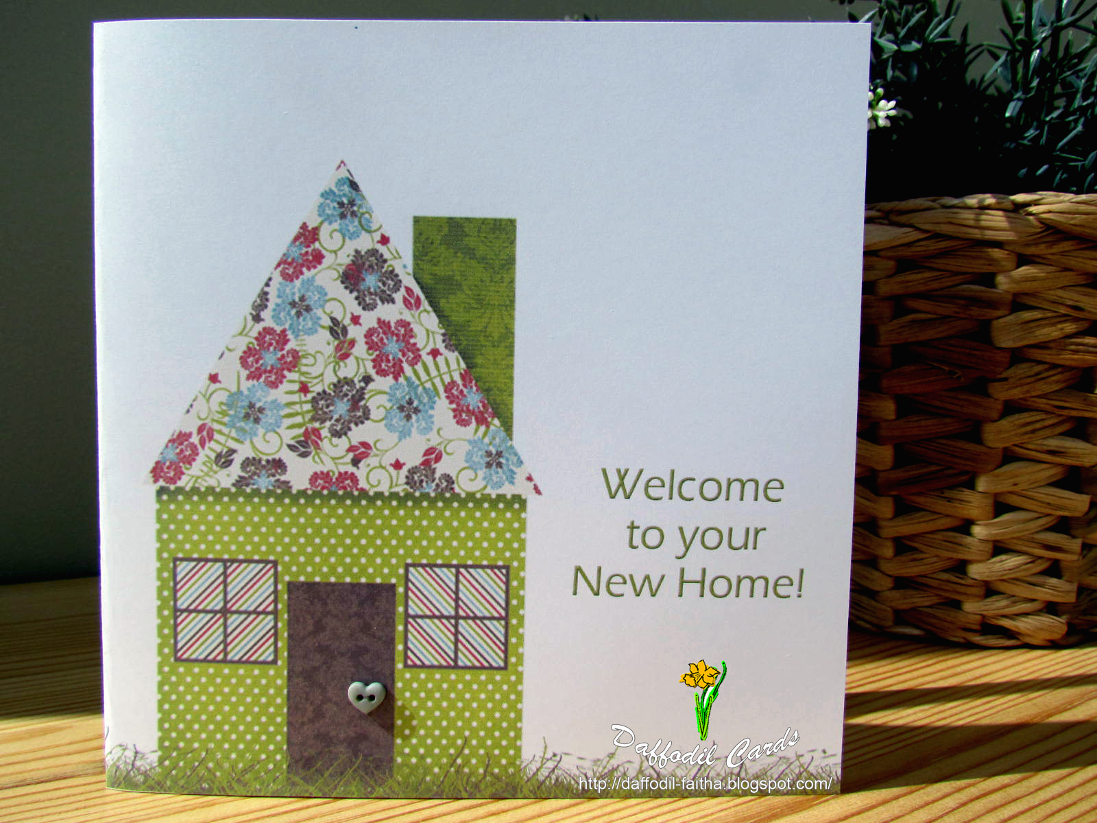 Daffodil Cards: New Home Card
