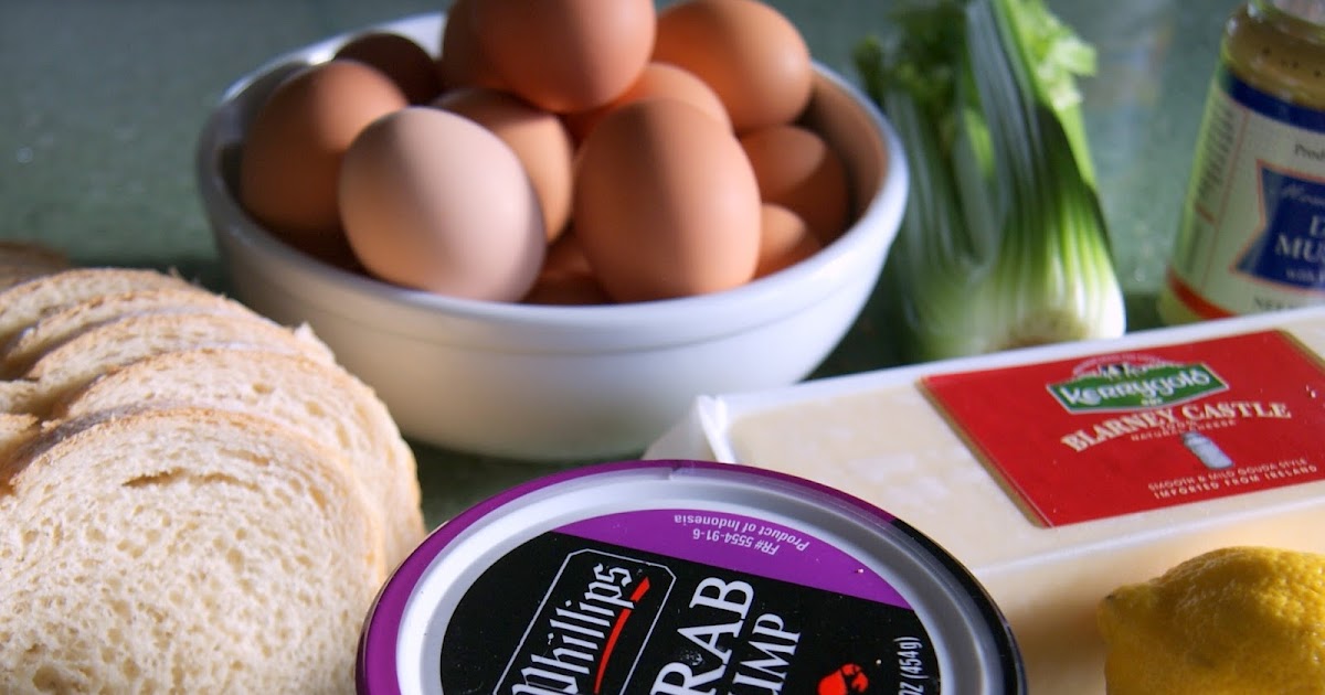 Alice and the Mock Turtle: Make Ahead Brunch~ Simply Elegant Crab Strata