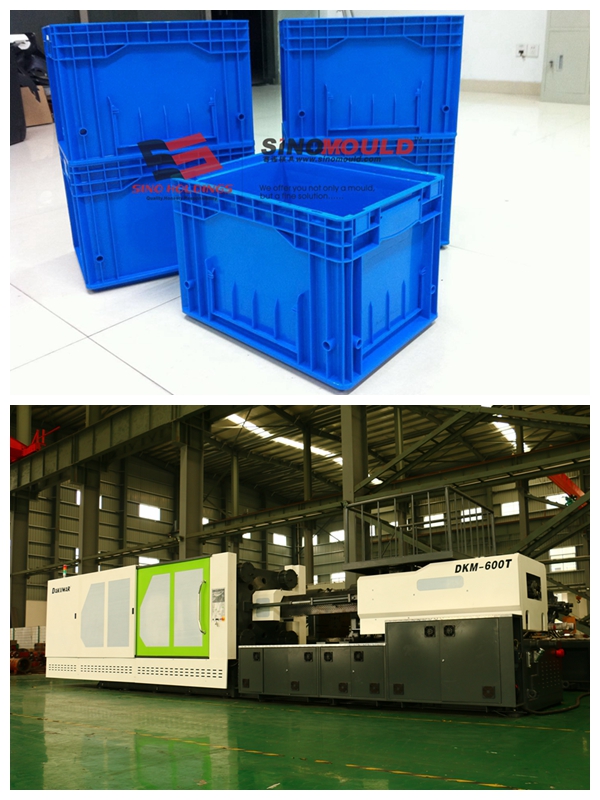 Plastic Molding Service: Automotive KLT Box Injection Molding Line ...