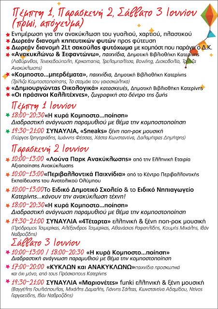Δήμος Κατερίνης: "ΑΝΑΚΥΚΛΩΣΗ ΚΟΜΠΟΣΤ στο ΠΑΡΚΟ ΤΩΝ ΧΡΩΜΑΤΩΝ" (Συνοπτικό ...