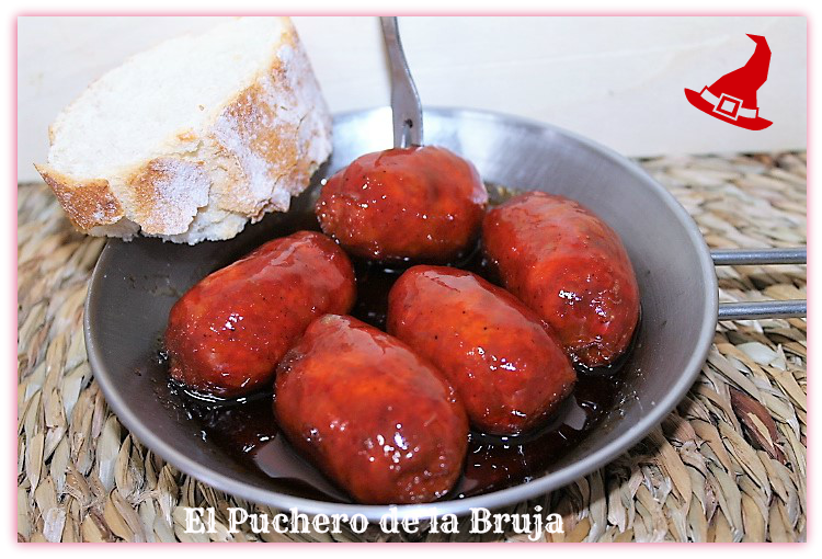 El Puchero de la Bruja: CHORICITOS EN ALMÍBAR