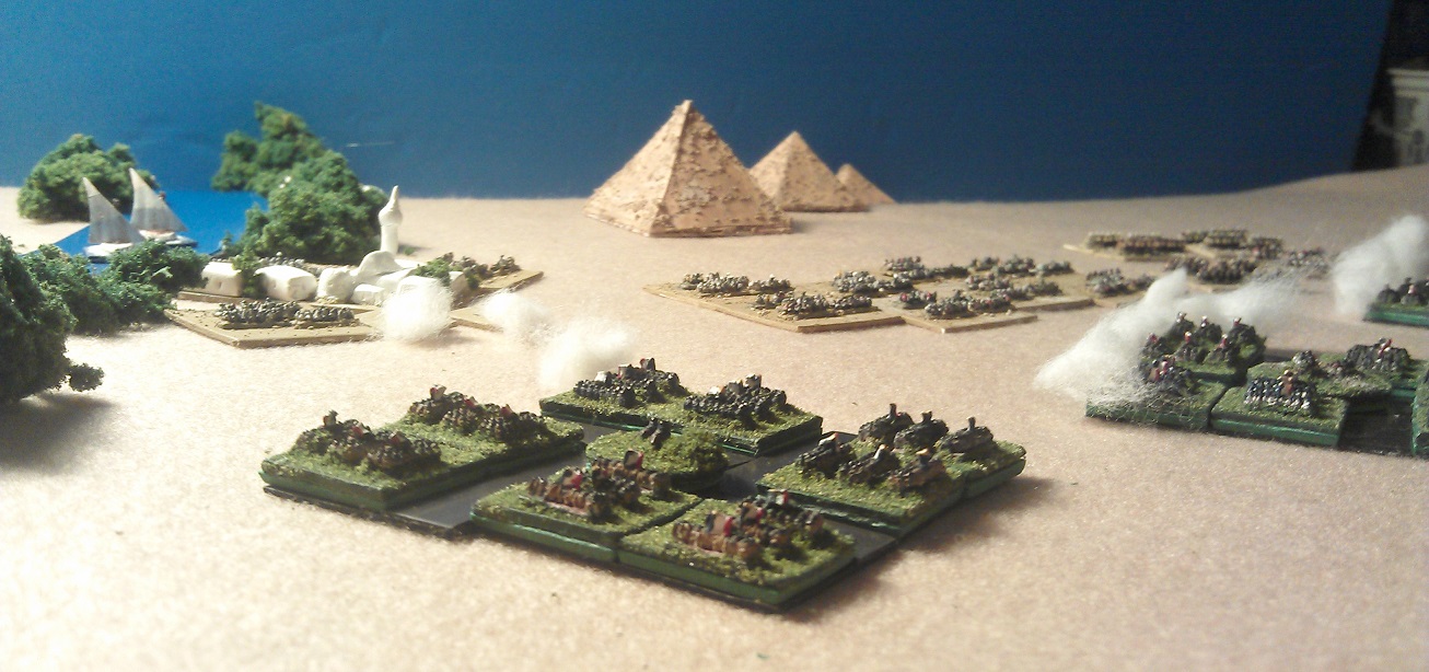 The Dying Gaul: Battle of the Pyramids with 'Blucher' Rules #1