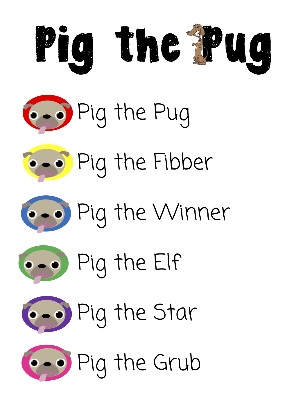 The First Grade Bloom: Pig the Pug