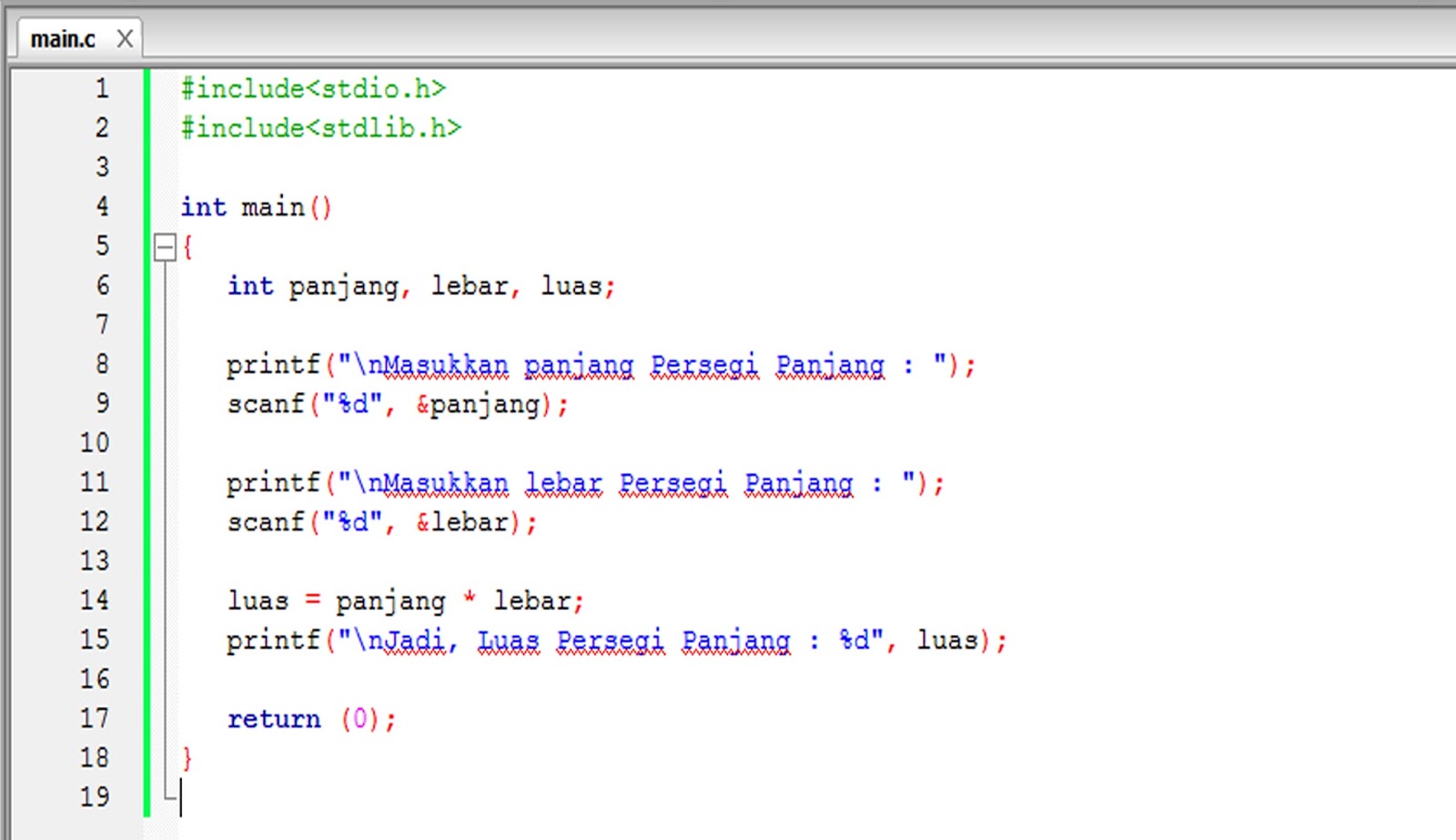 Contoh Menghitung 2D & 3D Shapes Menggunakan Program
