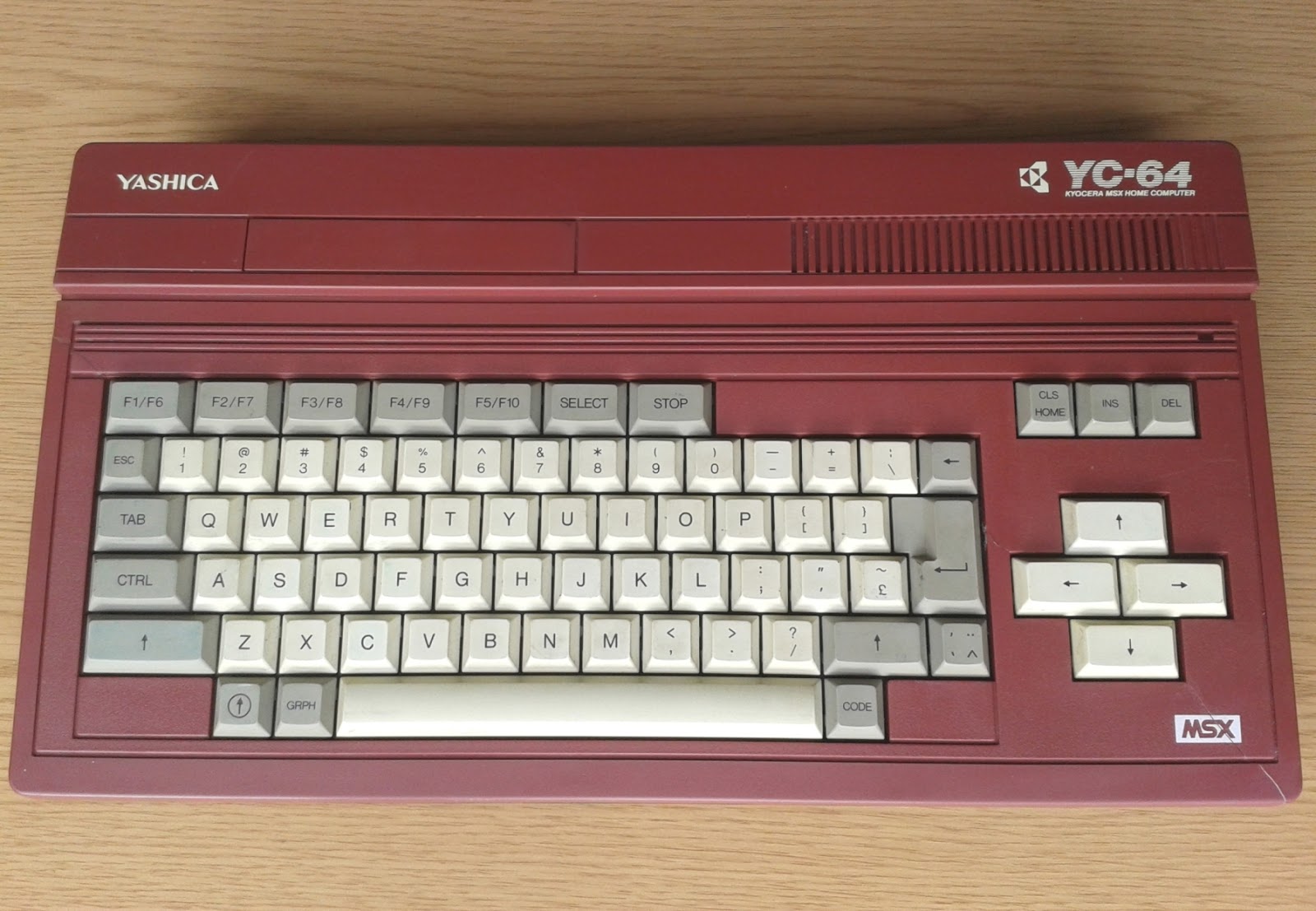 Retro Ordenadores Orty: Ordenador Yashica YC-64 (1984) (MSX)