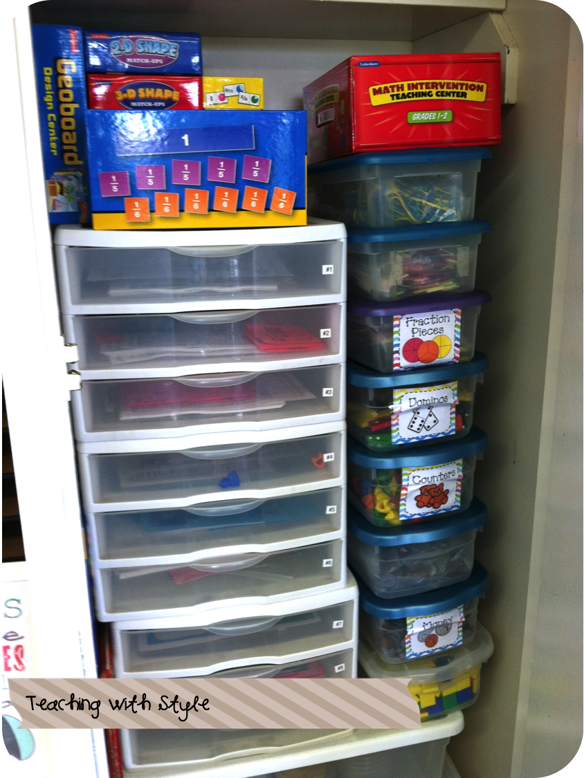Organizing Math Centers - Owl-ways Be Inspired