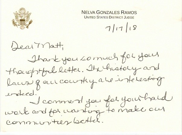 Mattsletters: U.S. District Judge Nelva Gonzales Ramos for theU.S ...