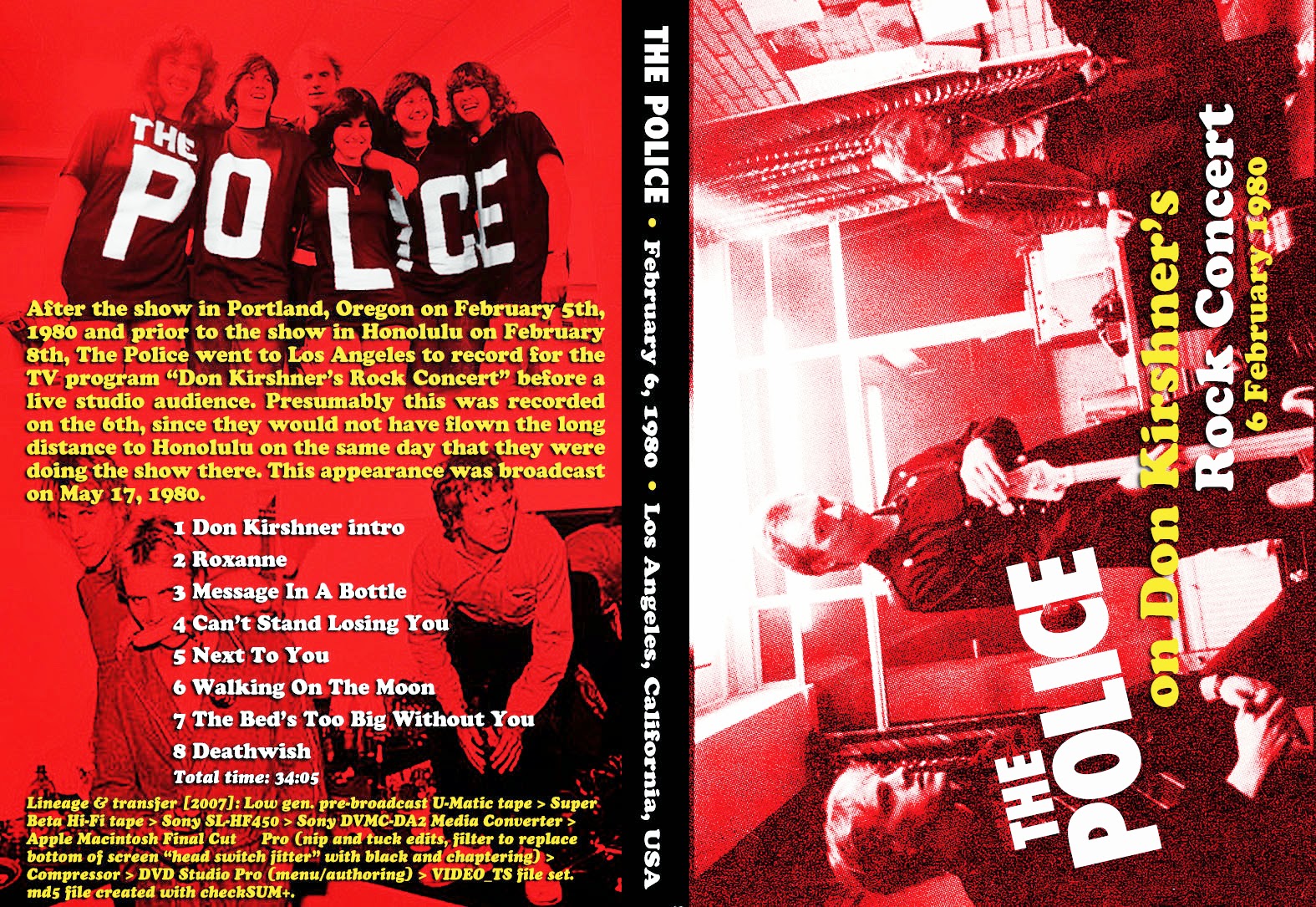 T.U.B.E.: The Police - 1980-02-06 - Los Angeles, CA (DVDfull pro-shot)
