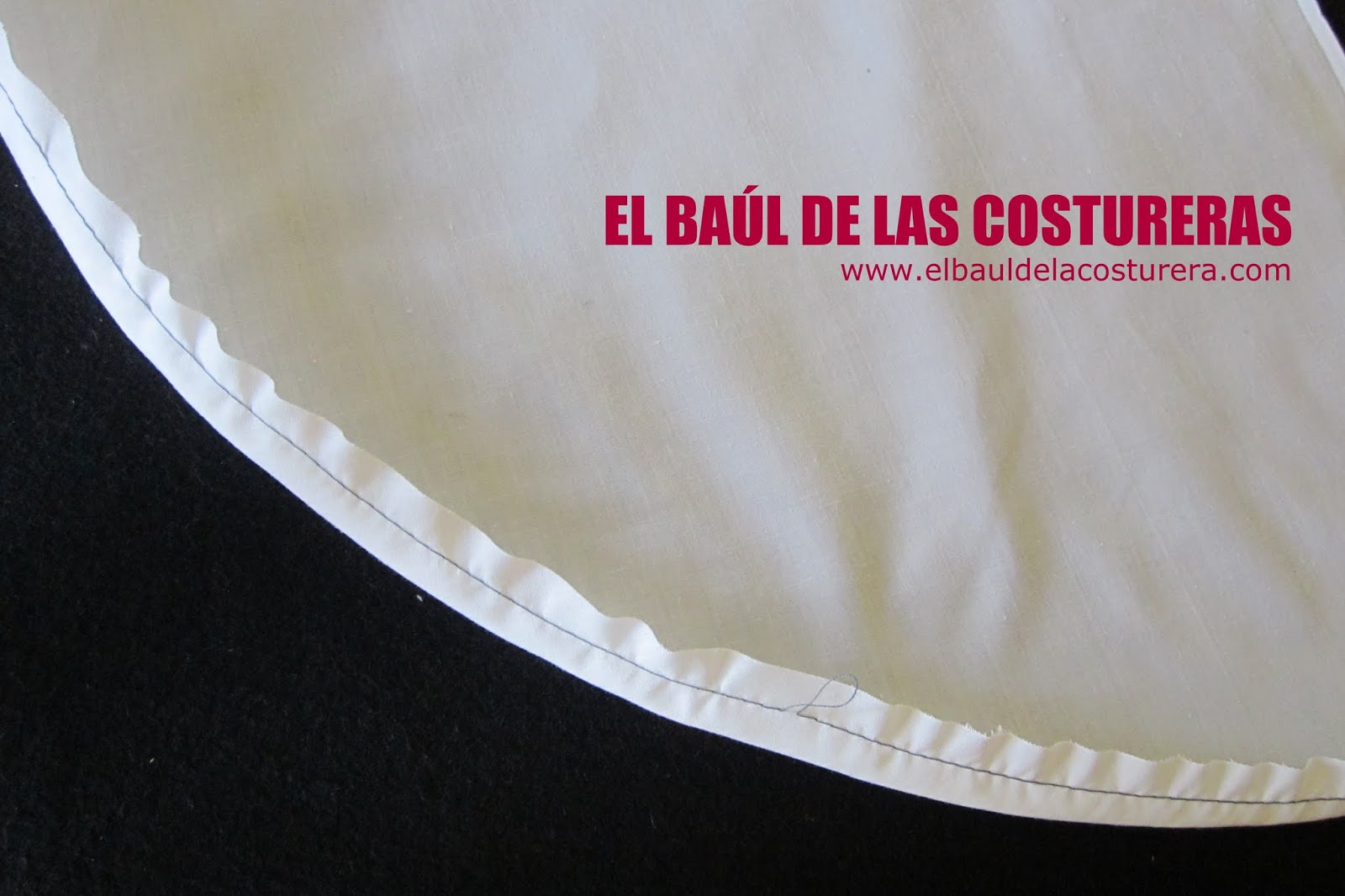 Cómo coser un ruedo curvo, con acabado profesional
